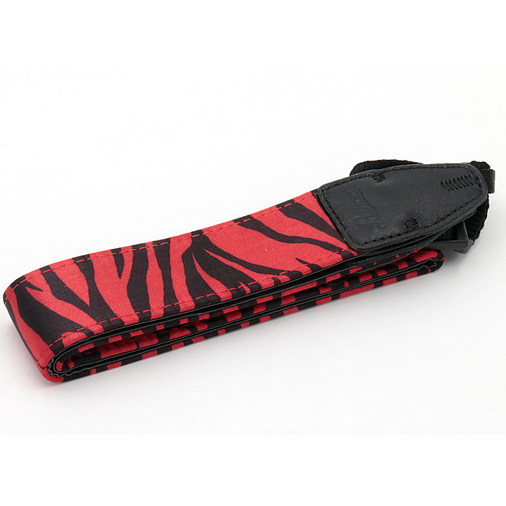 Piros zebra csíkos fényképezőgép nyakpánt - StúdióEszközök