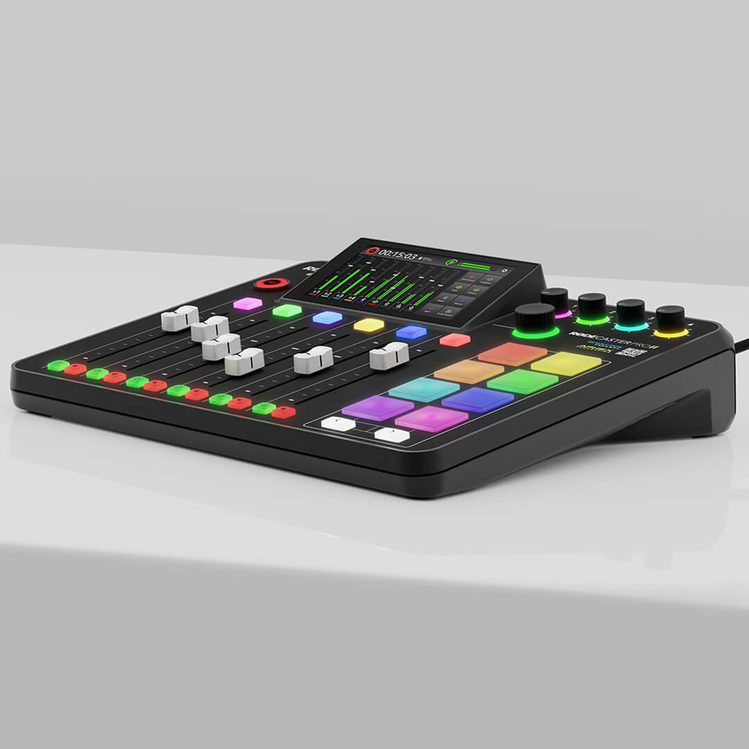 RODE RODECaster Pro II négy mikrofoncsatornás audio produkciós keverő ...