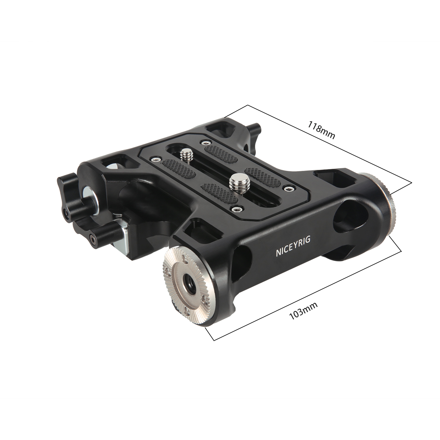 NICEYRIG Base Plate Kit (Arri Style Clamp) Arri Rosette rögzítéssel és ...